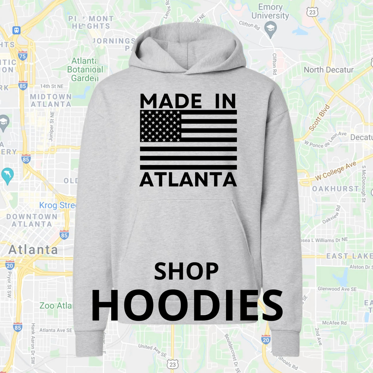 Atlanta Hoodies | 5 Stripes Merch
